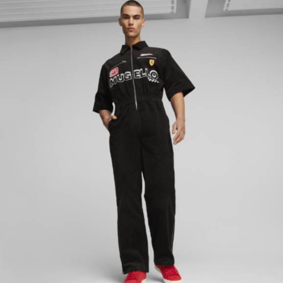 Puma | Pants | Puma X Ferrari Garage Crew Race Suit Corduroy Black ...